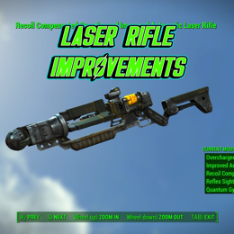 Skyrim Mods - Laser Rifle Improvements