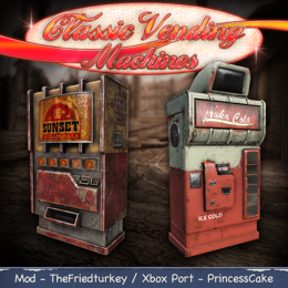 Skyrim Mods - Classic Vending Machines