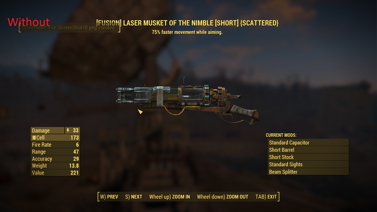 Skyrim Mods - Freak's Simple Laser Buff